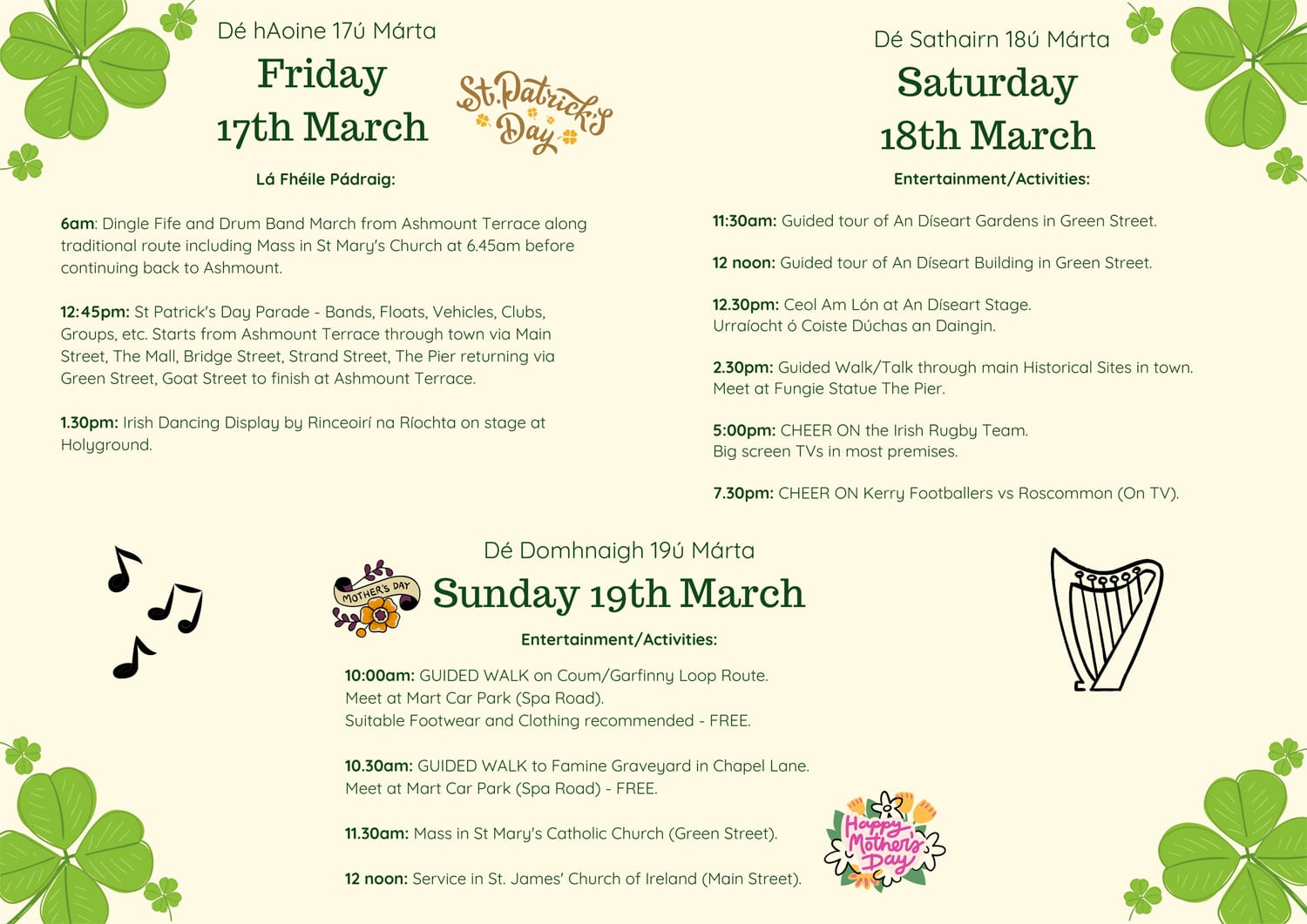 St. Patrick’s Weekend 2023 - Díseart Institute of Irish Spirituality and Culture in Dingle